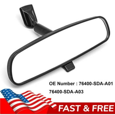 Goodyear 17" Universal Wide Angle Extended Rear View Mirror, Eliminates ...