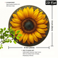 2D Flat, 1pc Multiple Sunflowers Blooming Rotating Hook, Creative Wind ...