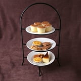 "Creative Home Iron Works 3-Tier Metal Dinner Plate Rack, 20"" H ...