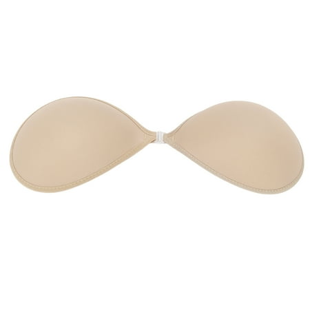 Adhesive , Deep V Strapless Backless Push Up One Piece Chest Lifting ...