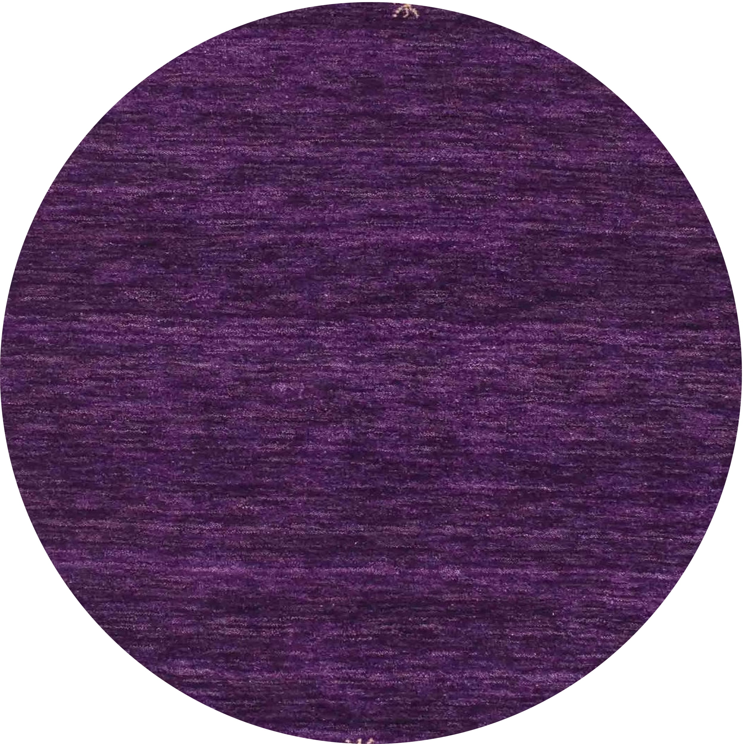 Ahgly Company Indoor Round Contemporary Purple Abstract Area Rugs, 6 ...