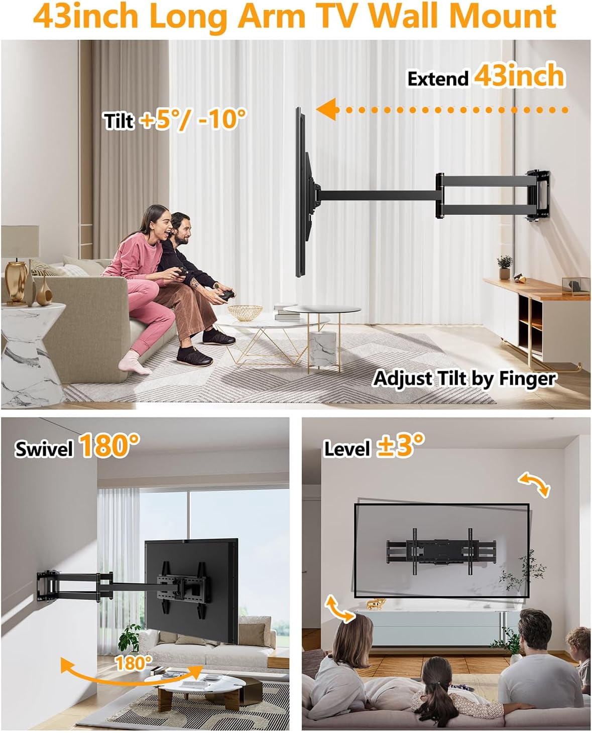 FORGING MOUNT Long Extension TV Mount, Dual Philippines | Ubuy