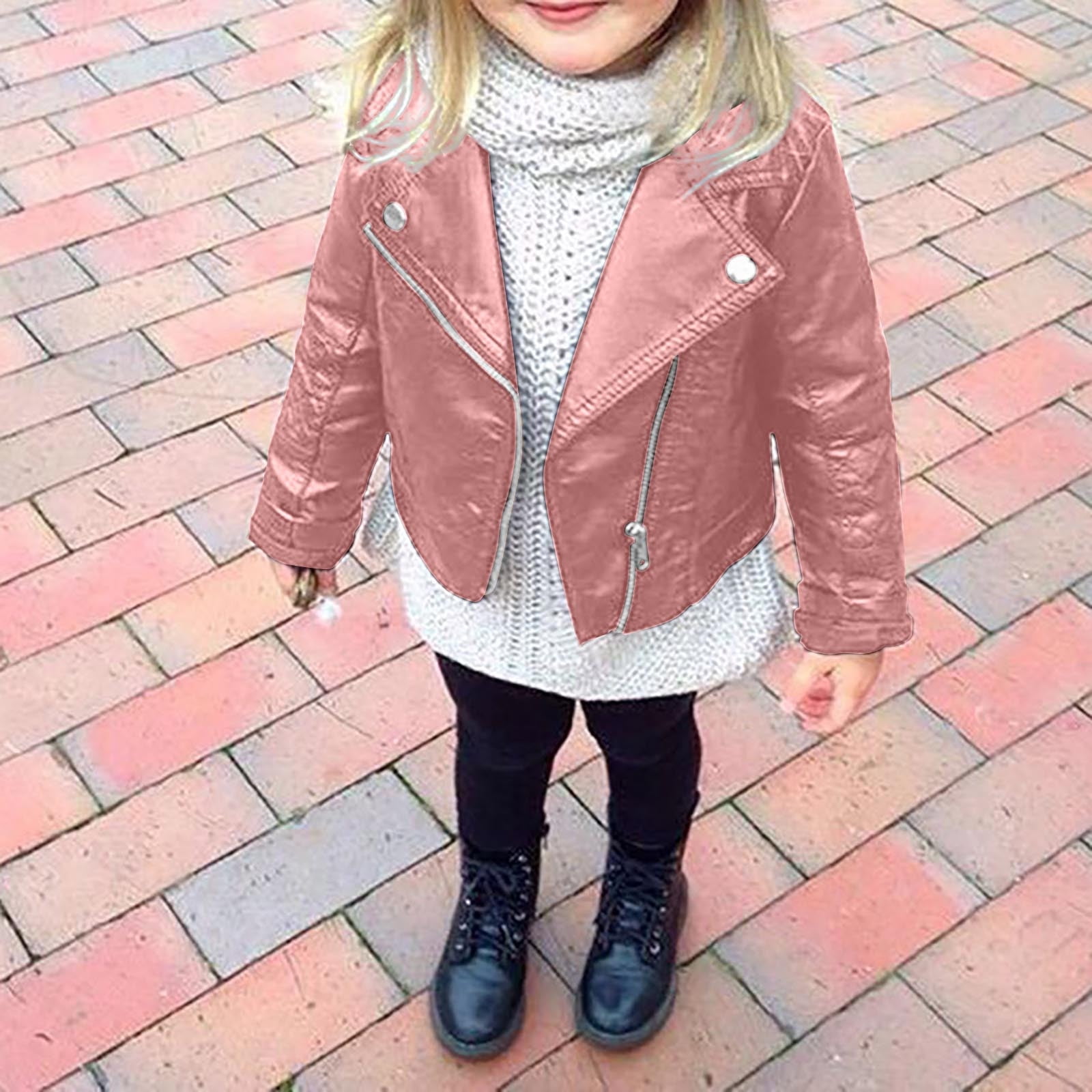 Little Girls Leather Jacket
