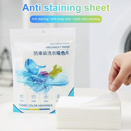 Jinveno 50 Sheets Color Catcher Sheets for Laundry Maintains Clothes ...