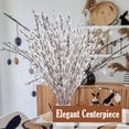 35 Pcs Real Dried PussyWillow Preserved Greenery Branches for Vase ...