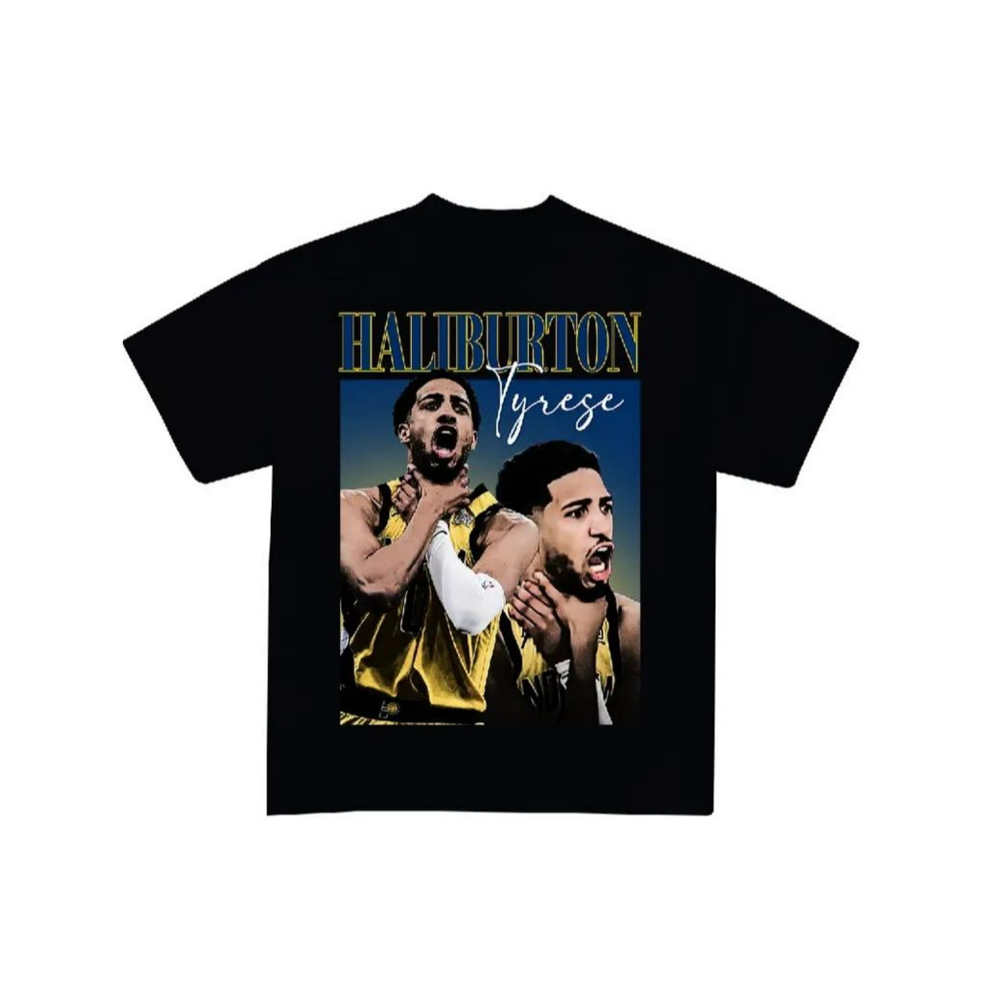 Click here for Generic Tyrese Haliburton Choke Sign T-Shirt  Homa... prices