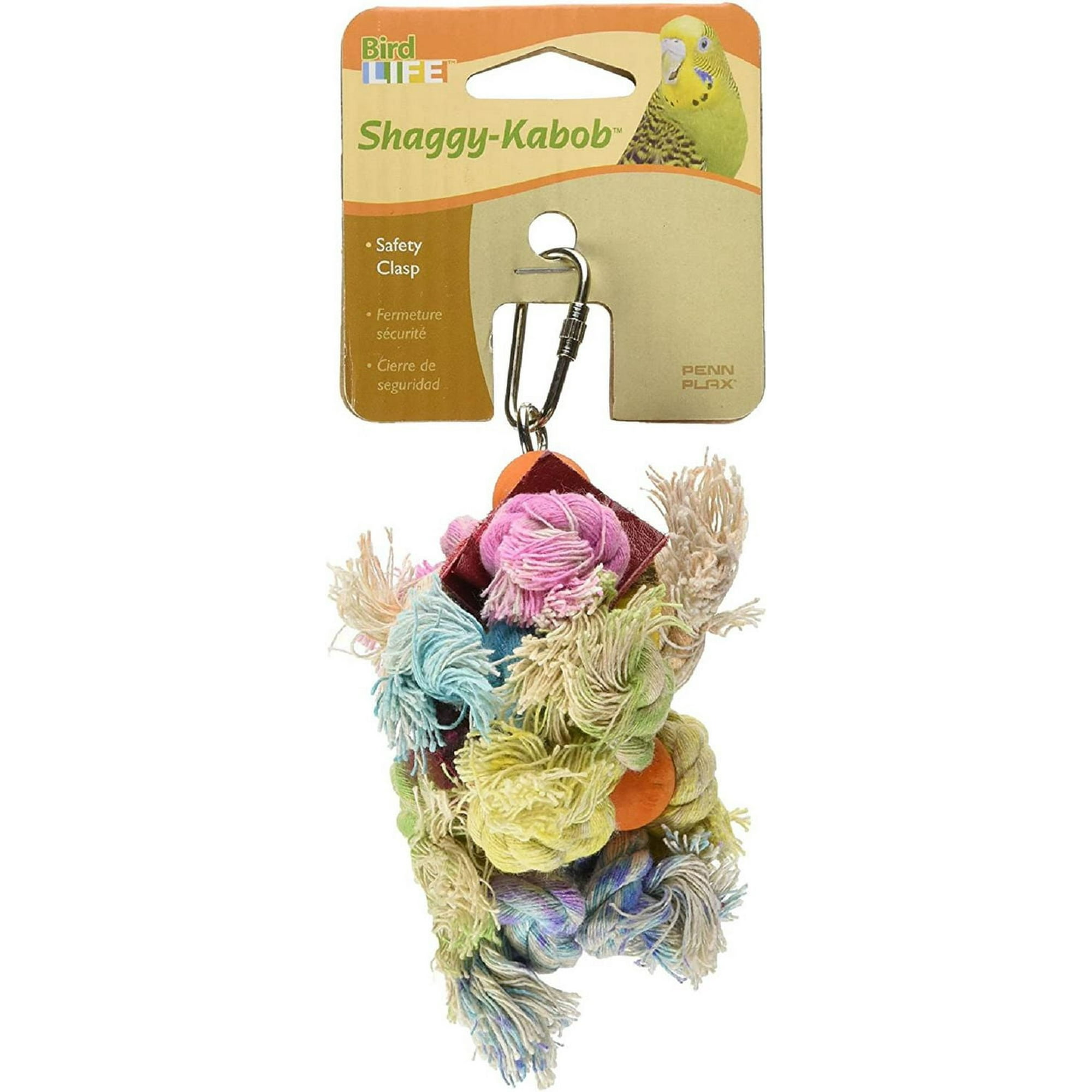 Click here for Penn-Plax Shaggy Kabob Bird Toy  Keeps Birds Stimu... prices