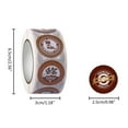 500 Pieces Sealing Stickers Coffee Drinks Labels Stickers 1 Inch for ...