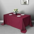 BalsaCircle 6 Pieces 90" x 132" Burgundy Rectangle Polyester ...