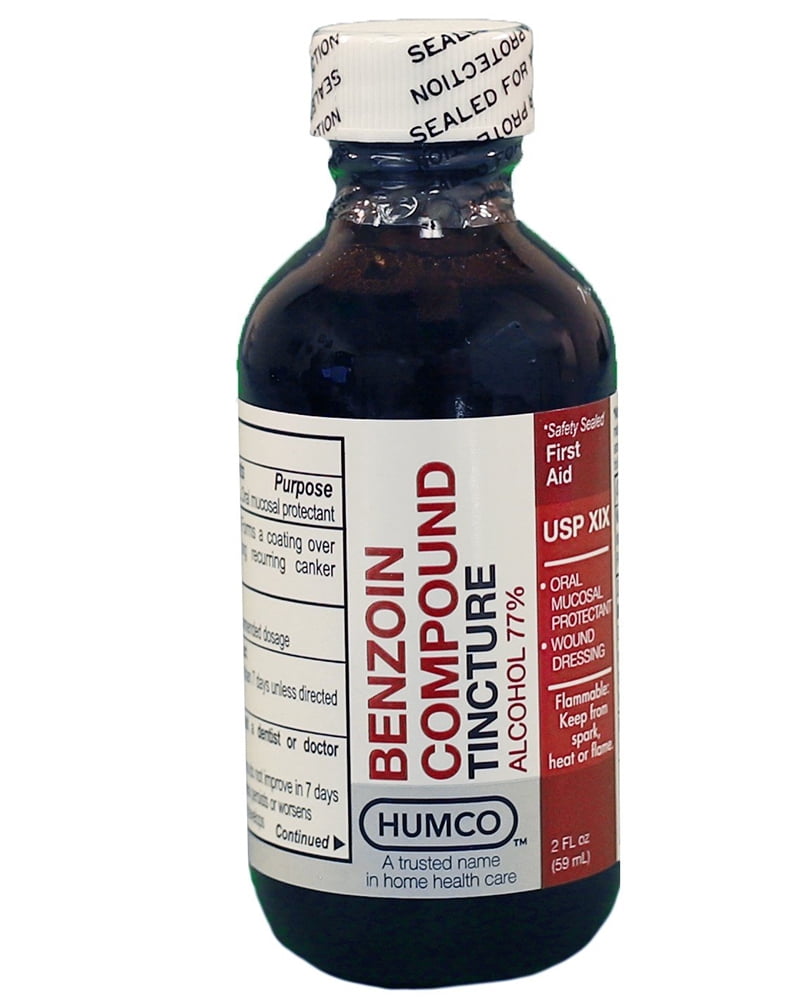 Humco Benzoin Compound Tincture, 2 fl oz. - Walmart.com