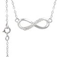 Brilliance Fine Jewelry Simulated Diamond Sterling Silver Infinity ...