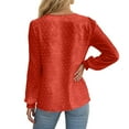 ChoXxx Women's Long Sleeve Elegant Lace Collar Casual Basic Soft ...