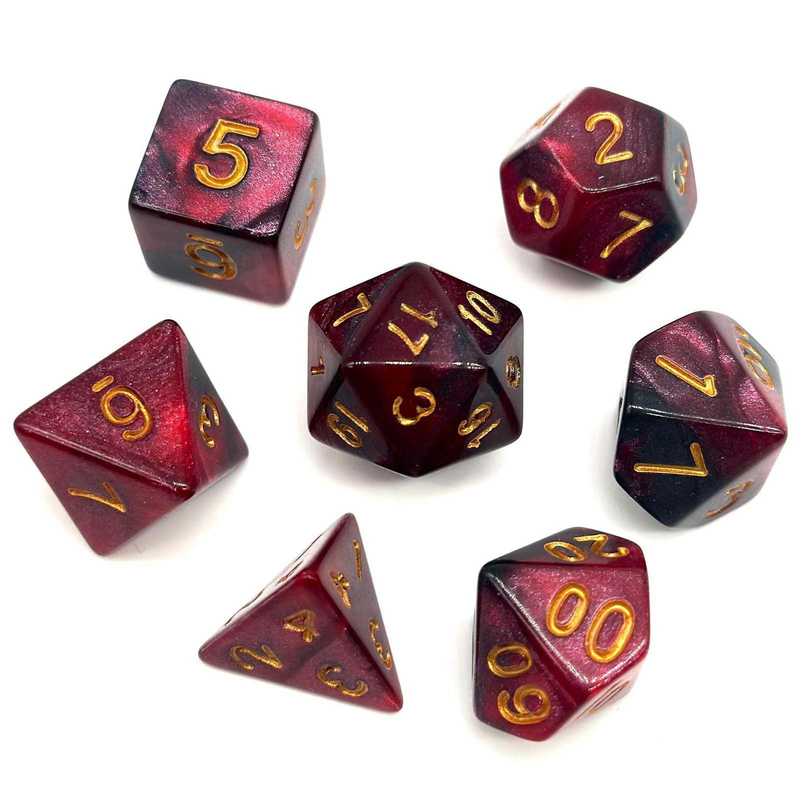 Click here for Fozruso Acrylic Beautiful 7 Piece Set Of Dice And... prices