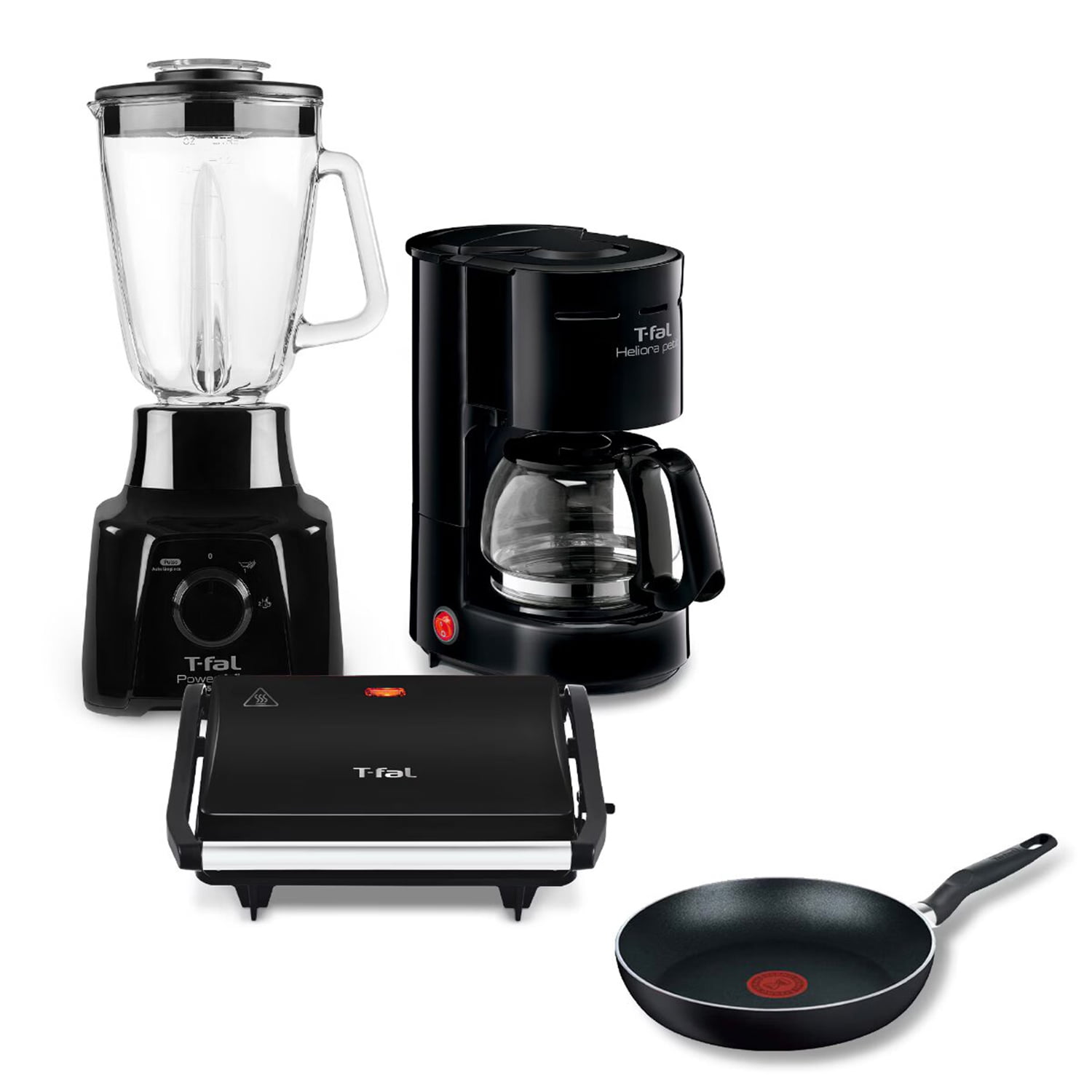 Combo T-FAL SW33LN28MA 4pzs Licuadora,Cafetera,Panini,Sarten | Walmart ...