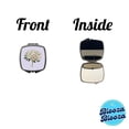 Baby's Breath Flowers White Travel Makeup Handbag Purse Small Pocket ...