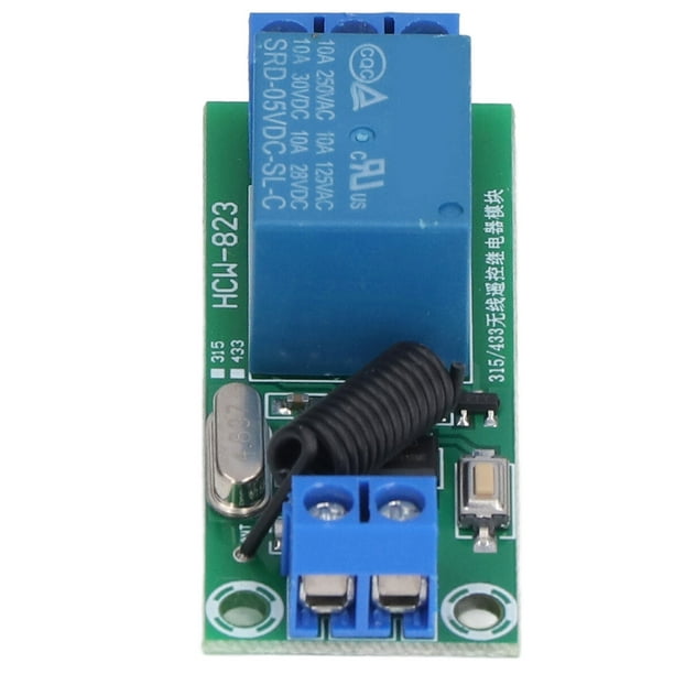 Remote Control Relay Board, 1 Way Data Clearing Jog Mode Relay Module ...
