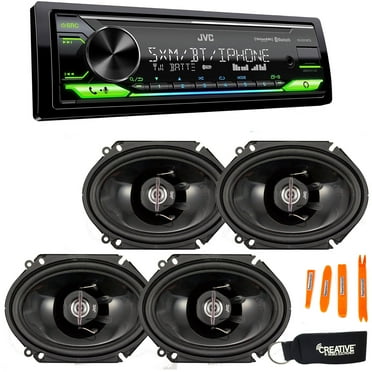 JVC Mobile KD-TD70BT KD-TD70BT Single-DIN In-Dash AM/FM/CD Receiver with Bluetooth - Walmart.com