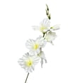 TINGXIN 6 Heads Single Stem Artificial Gladiolus White for Wedding Home ...