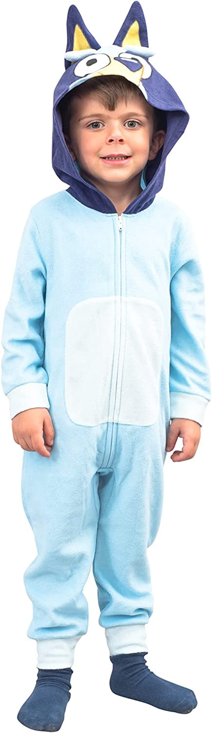 Buy Bluey Ready for Adventure Boys Halloween Costume Pajamas Cosplay ...