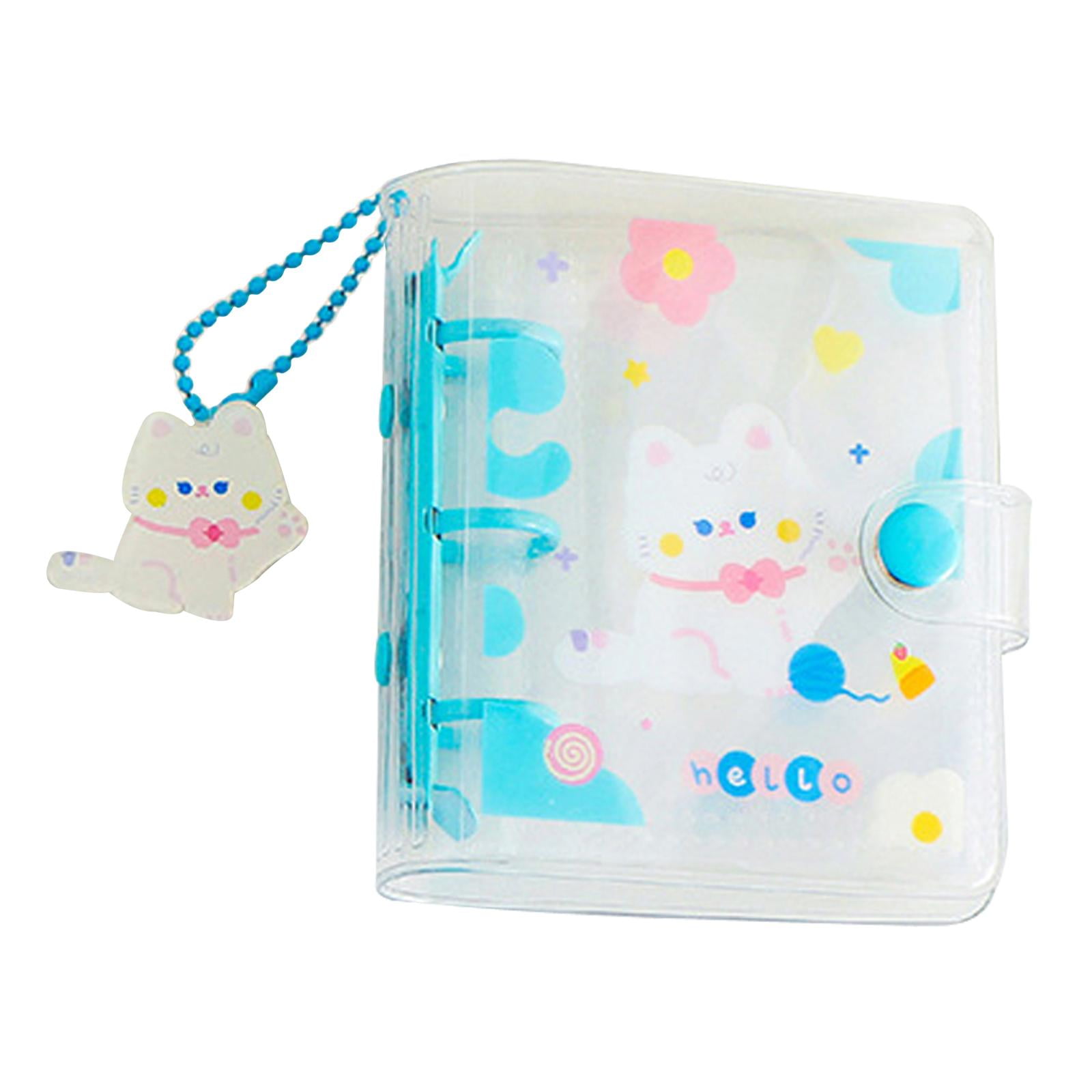Mini Photo Album with Pendant ID Holder 10 Pockets Photocard Holder for ...