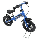 Goplus 12'' Blue Kids Balance Bike Children Boys & Girls with Brakes ...