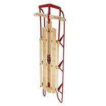 Flexible Flyer 1054 Metal Runner Steel & Wood Snow Slider Sled, 54 inch ...