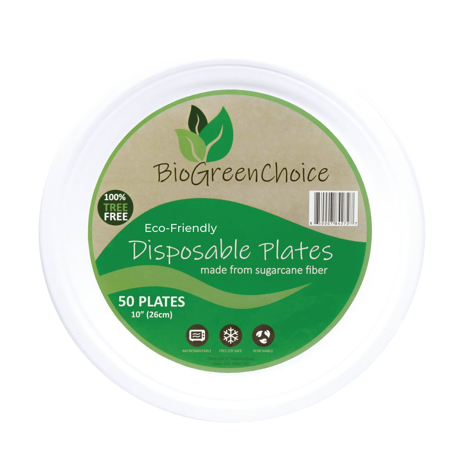 BioGreenChoice 10 Inch Eco Friendly Disposable Paper Plate 50 Count biogreenchoice-10-inch-eco-friendly-disposable-paper-plate-50-count