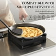 KITESSENSU 11 Inch Stainless Steel Frying Pan Nonstick Crepe Pan ...