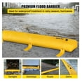 Flood Barrier 24ft x 12in, PVC Water Diversion Tubes, Reusable Flood ...