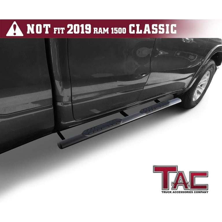 TAC Sniper Running Boards Fit 2009-2018 Dodge RAM, 50% OFF