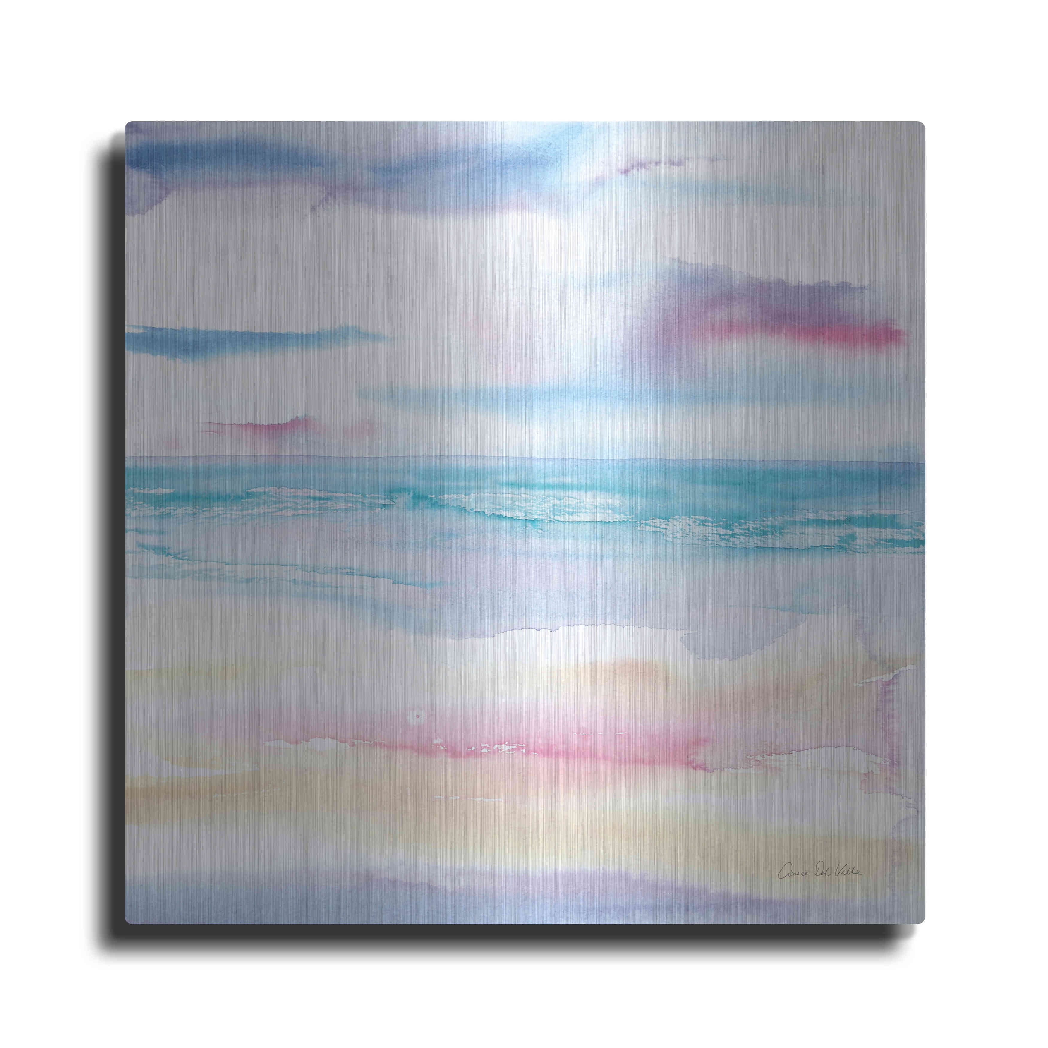 Luxe Metal Art 'Pastel Morning' by Alan Majchrowicz, Metal Wall Art, 12 ...