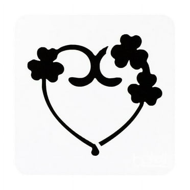 Four Leaf Clover Stencil - Walmart.com