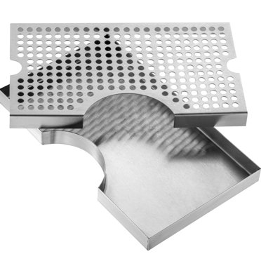 Rubbermaid FG1182MABLA Large Black Drain-Away Tray - Antimicrobial ...