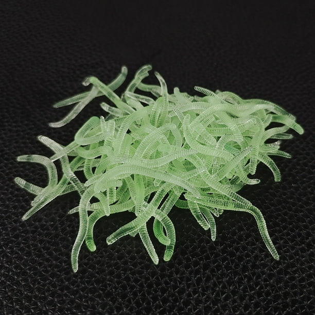 Red worm earthworm plus fishy fake bait simulation Luya Soft Bait ...