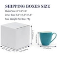 6x6x6 Shipping Boxes for Small Business,40 Pack White Corrugated ...