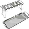 Sorbus Chicken Leg Grill Stand, 12 Slots with Tray - Walmart.com