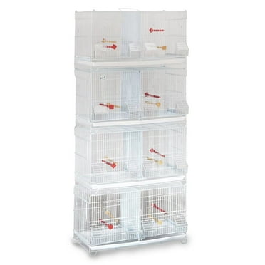 Combo-4 of Stack & Lock Double Breeding Breeder Flight Bird Quail Cage ...