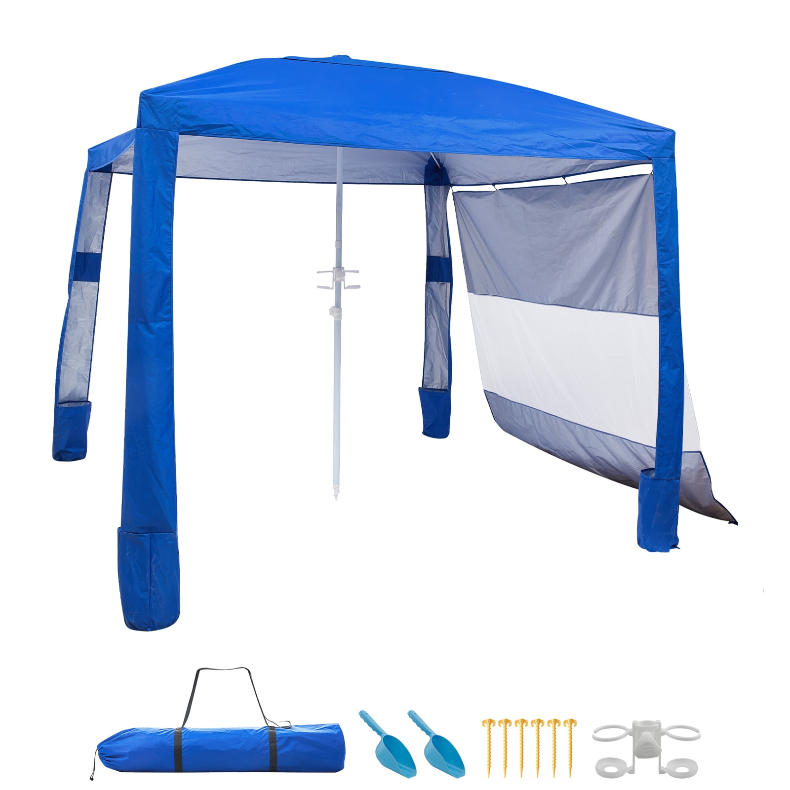 Click here for Kffkff Beach Cabana  8 X 8 Ft Beach Canopy With Si... prices