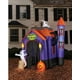Pre-Lit 12FT Halloween Airblown Inflatable Haunted House Archway Tunnel ...