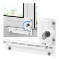 2 Pack Plastic Sliding Door Security Foot Lock Kick Lock With Key ...