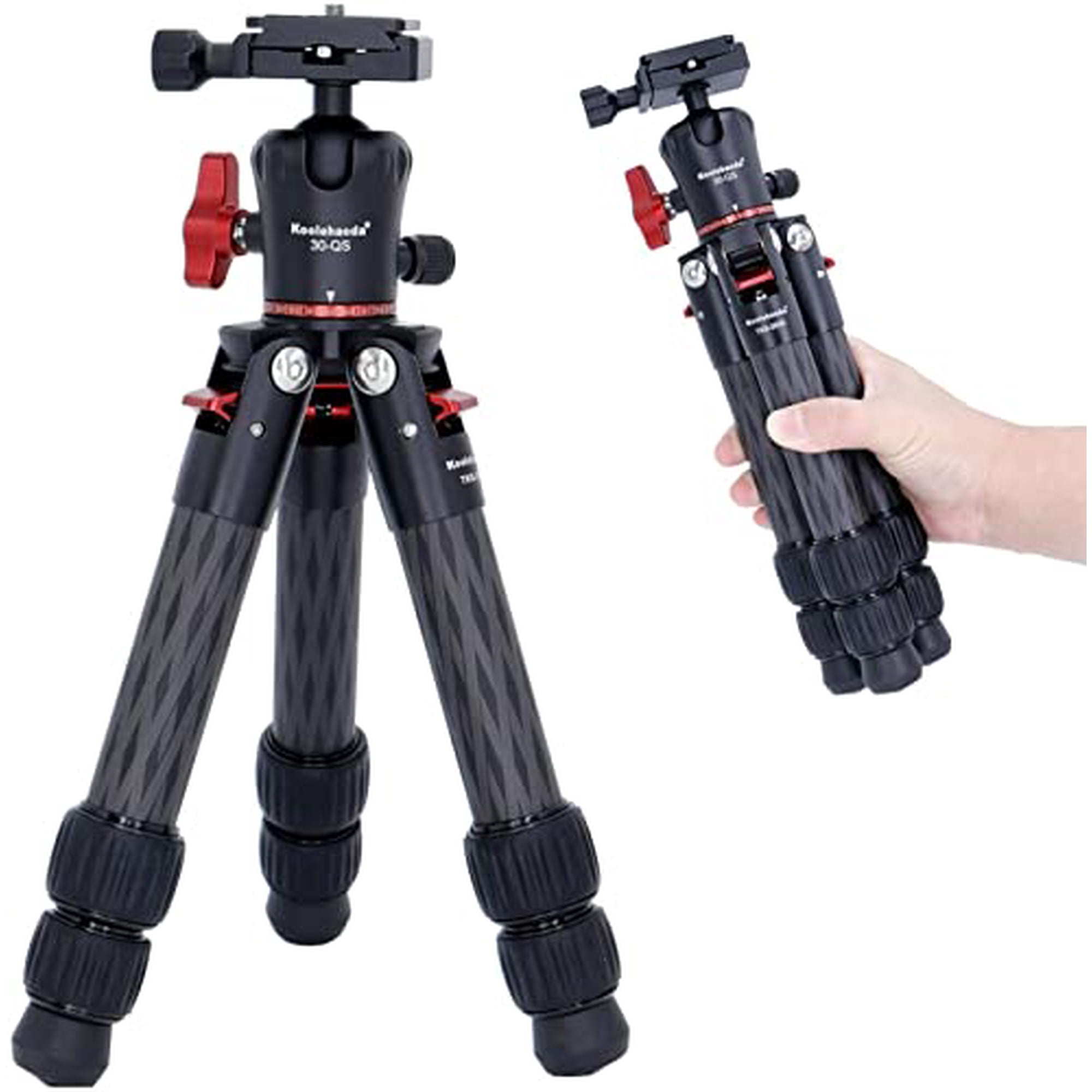 Click here for Koolehaoda Carbon Fiber Mini Tripod With 360â° Bal... prices