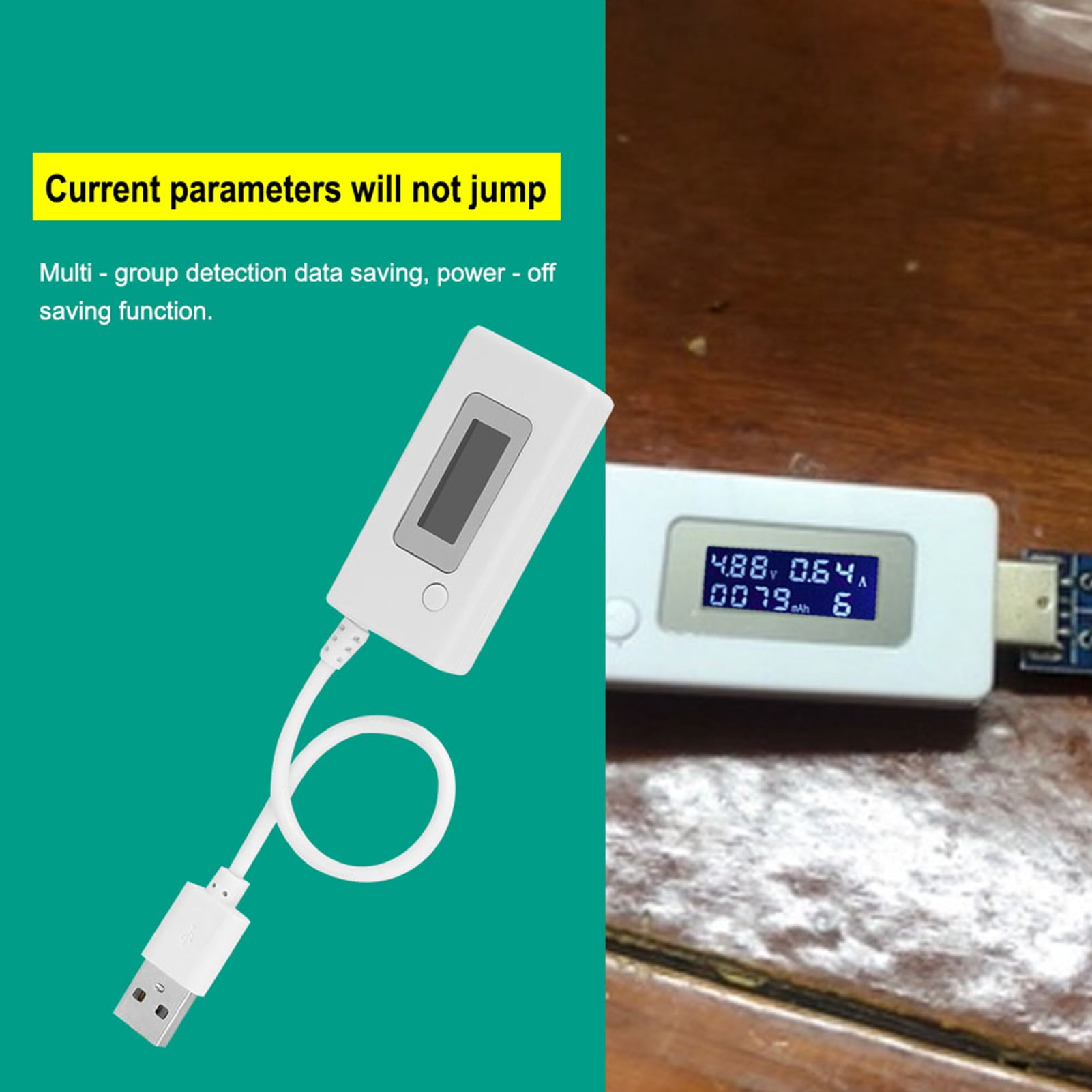 Probador digital USB, pantalla digital con retroiluminación LCD ...