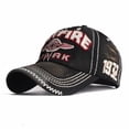 Baseball Cap Breathable Women Men Embroidered Flower Denim Fashion ...