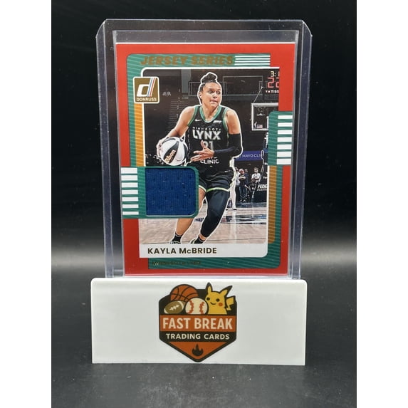 2025 Panini Donruss Jersey Series Kayla McBride #9 Red Jersey Swatch ...