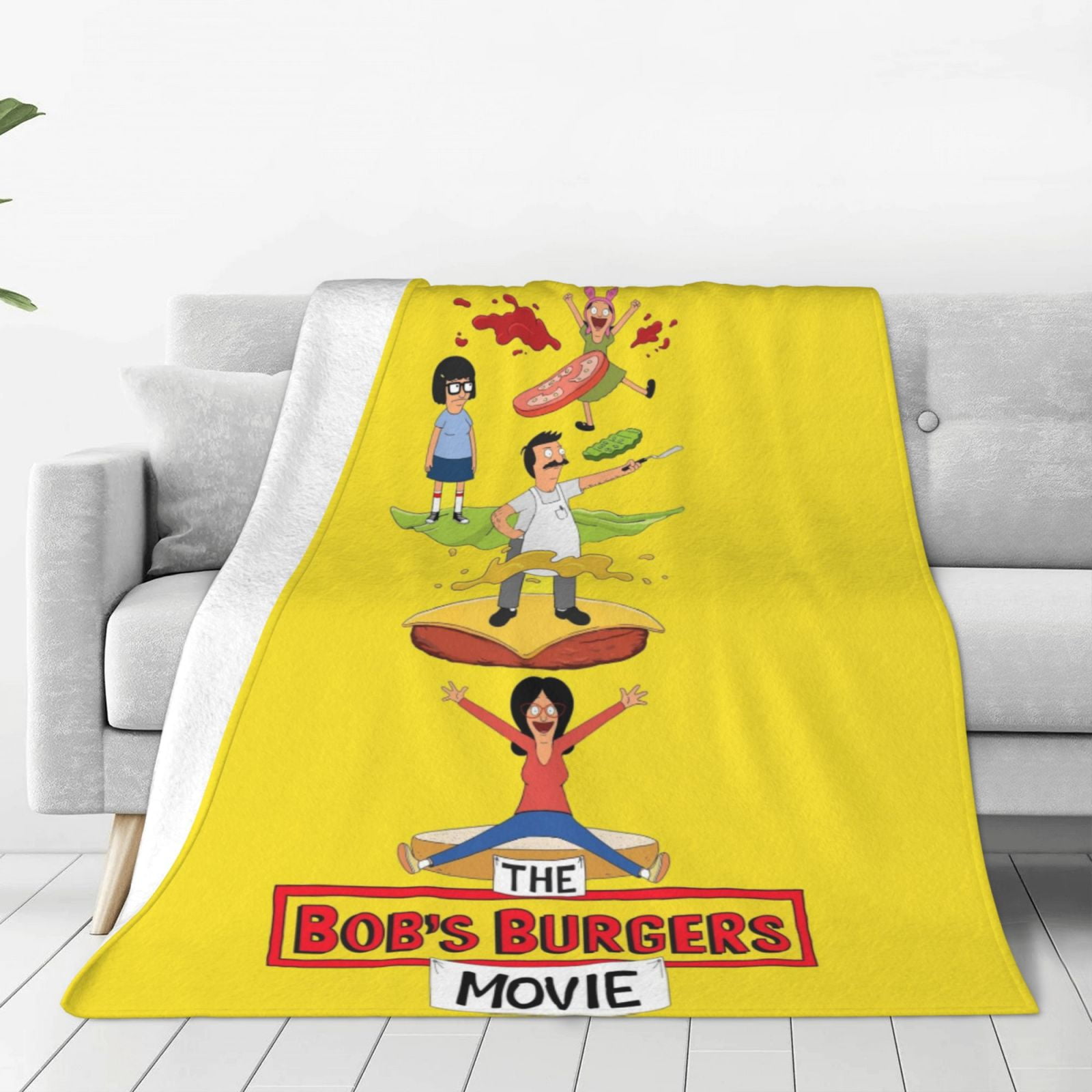 Click here for Pongonana Bobs Burgers Plush Throw Blanket Flannel... prices