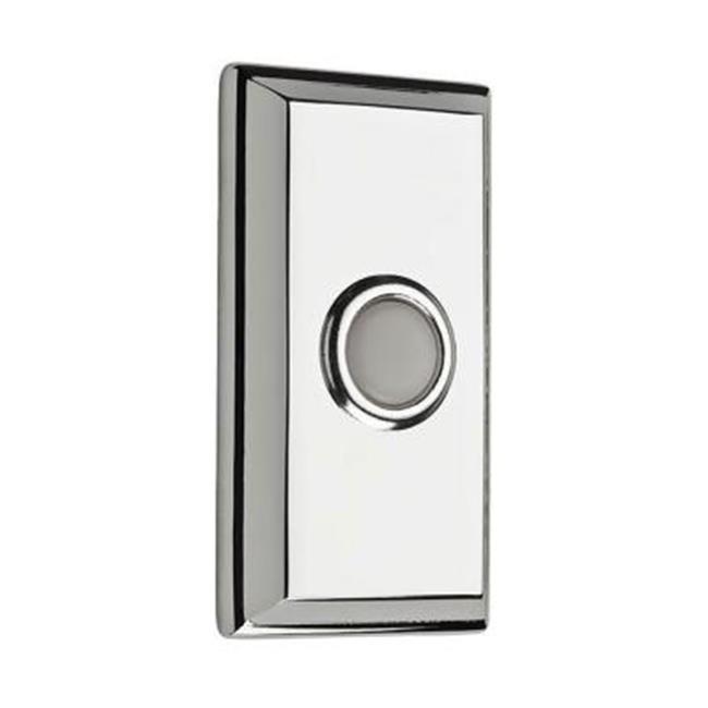 Wired Rectangular Bell Button - Polished Chrome - Walmart.com