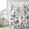 54x78 Inch Shower Curtain Decorative Tropical Plants Bathtub Bath ...