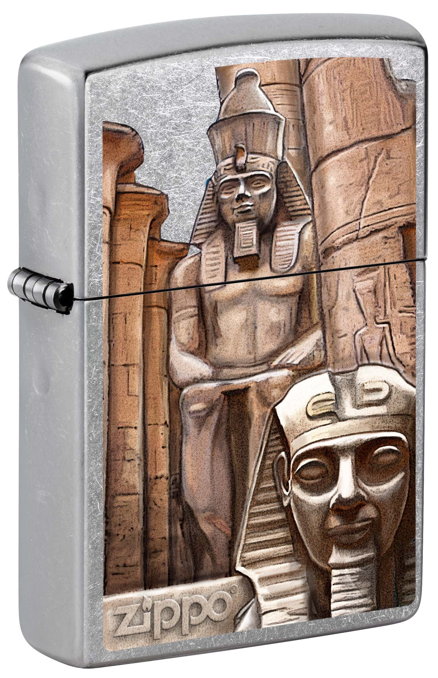 Zippo Lighter: Luxor Temple in Egypt - Street Chrome 81040 - Walmart.com