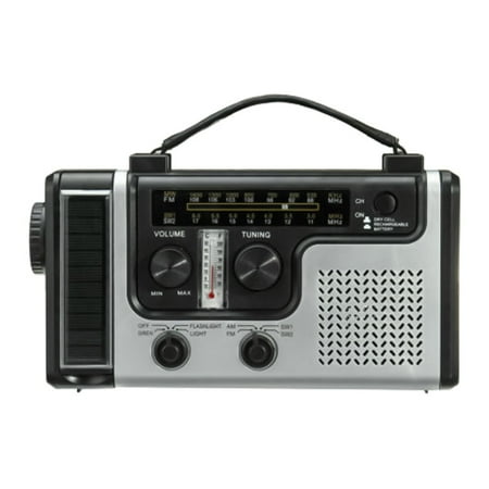 Houkiper Emergency Portable AM FM SW1 SW2 Radio Hand Crank Self Powered ...
