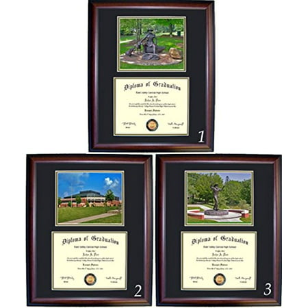 Appalachian State Diploma Frame - Photo Option #1 - Walnut Frame ...